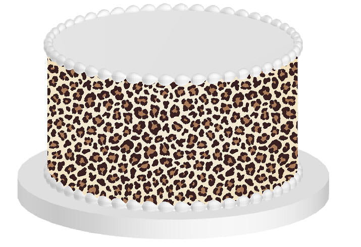 Leopard Edible Printed Cake Decoration Frosting Sheets – CakeSupplyShop